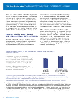 TIAA Traditional Annuity: Adding Safety and Stability to Retirement ...