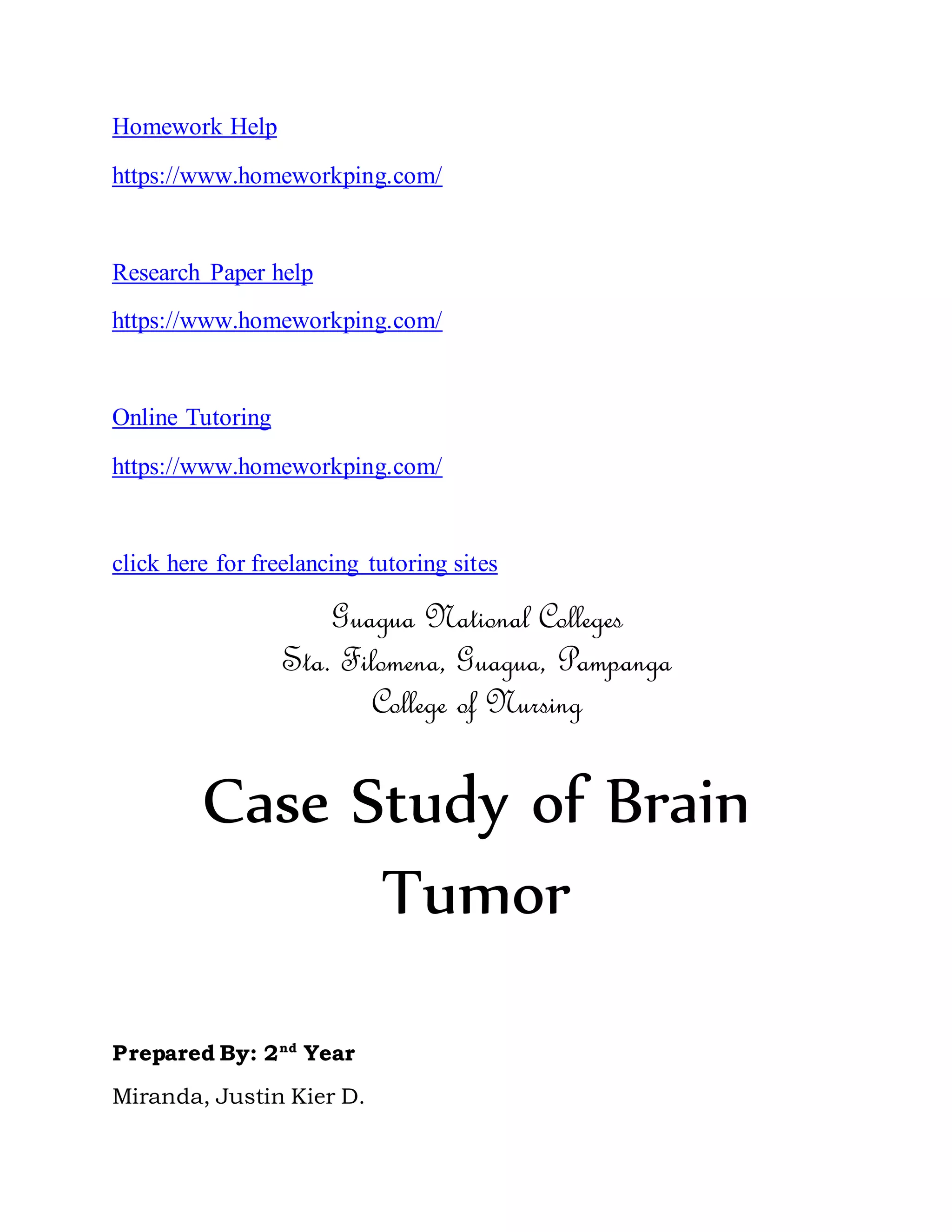 104676280 case-study-brain-tumor-final | DOCX