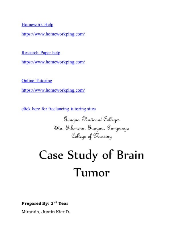 104676280 case-study-brain-tumor-final | DOCX