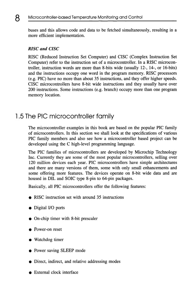 Microcontrollerbased Temperature Monitoring And Control 1st Dogan Ibrahim | PDF