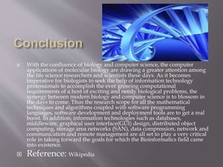 Bioinformatics Software | PPTX