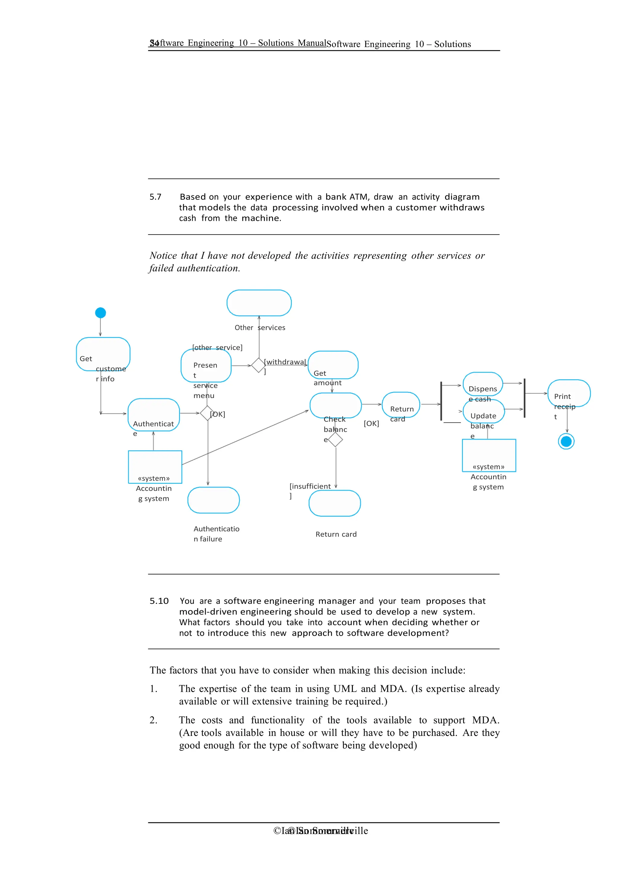 Software Engineering 10th Edition Sommerville Solutions Manual | PDF
