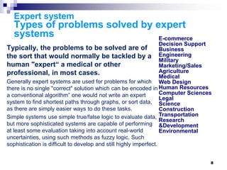 Expert Systems vs Clinical Decision Support Systems | PPT