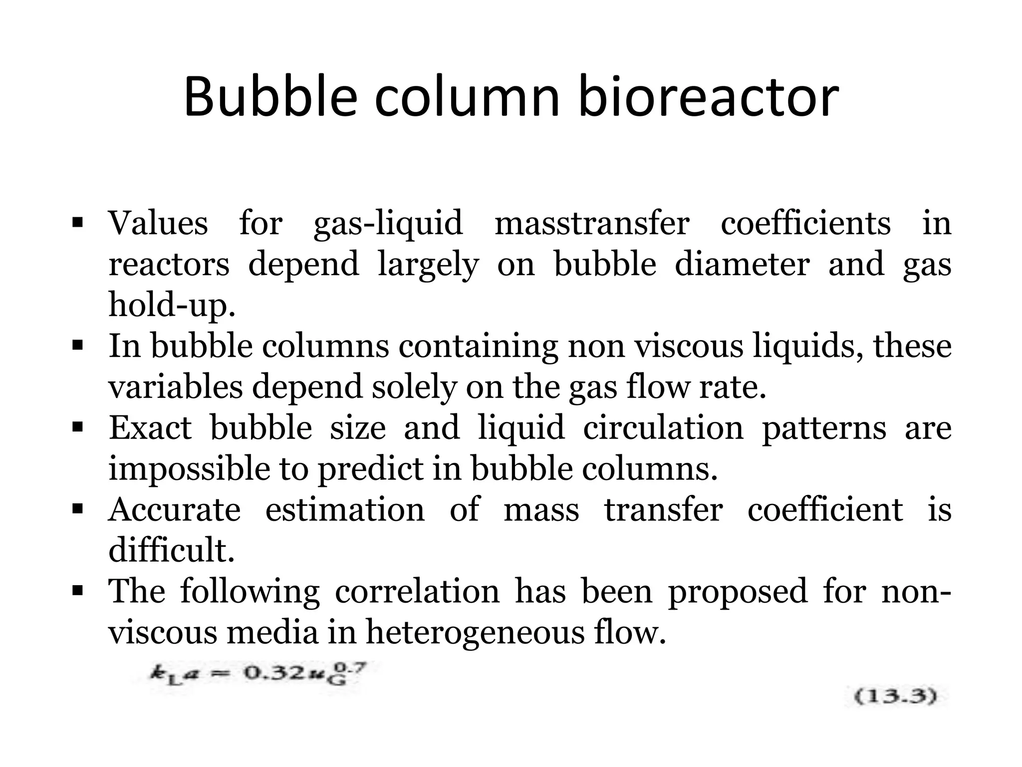 Bubble and Airlift bioreactors types and applications | PPTX