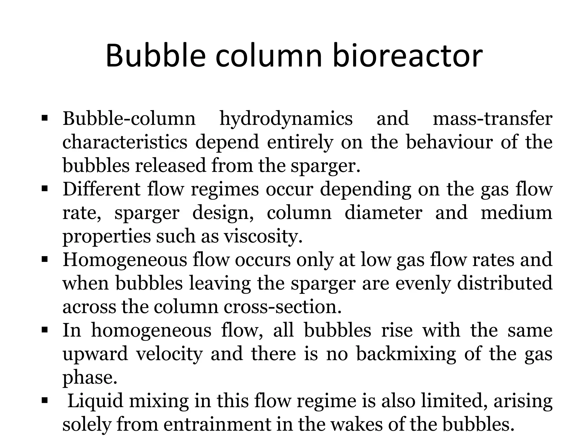 Bubble and Airlift bioreactors types and applications | PPTX