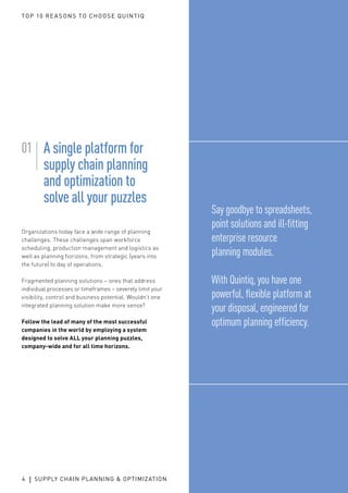 Brochure-Top-10-reasons-to-choose-Quintiq-EN | PDF