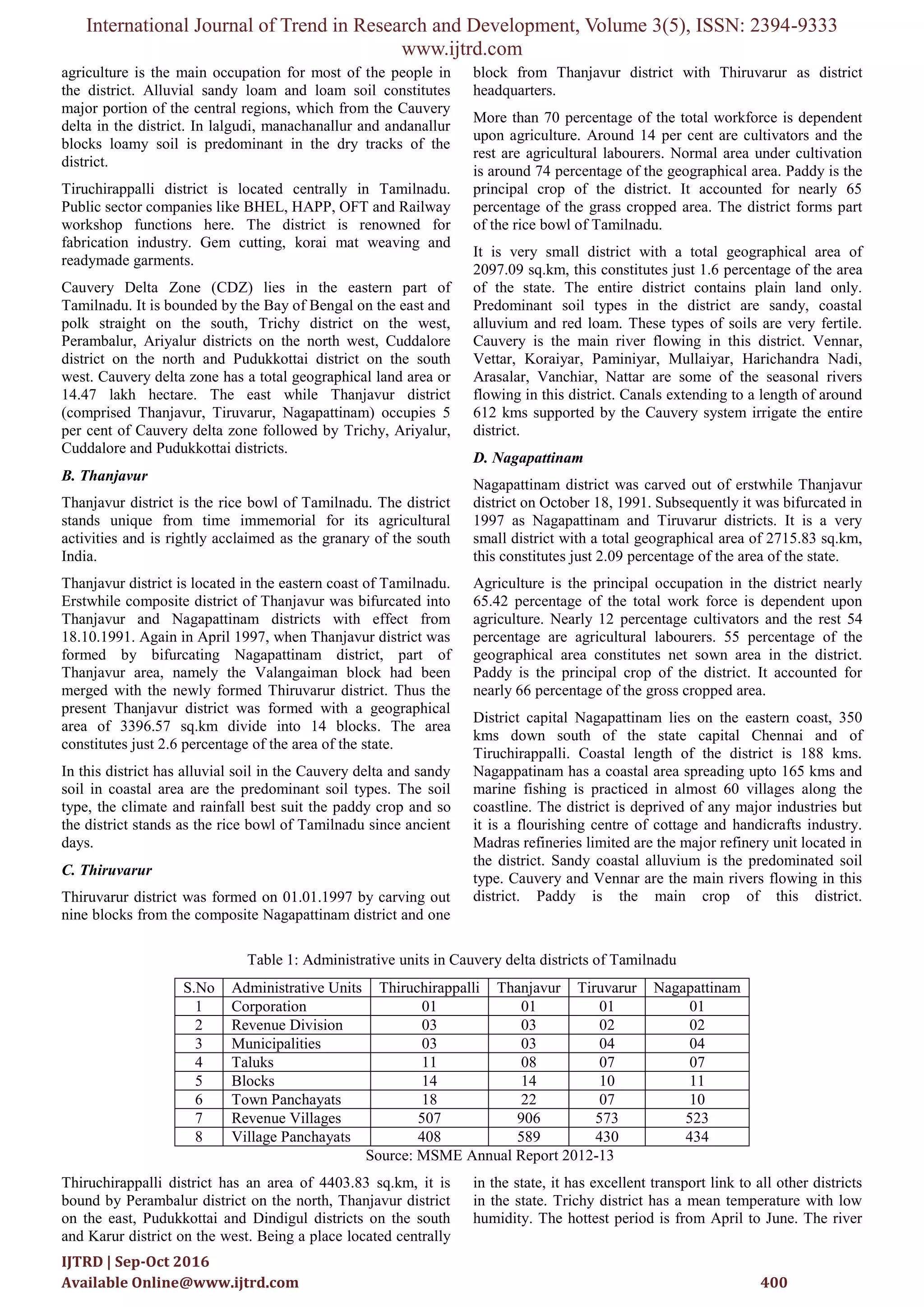 104 an overview of cauvery delta zone in tamil nadu | PDF