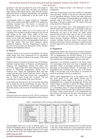 104 an overview of cauvery delta zone in tamil nadu | PDF