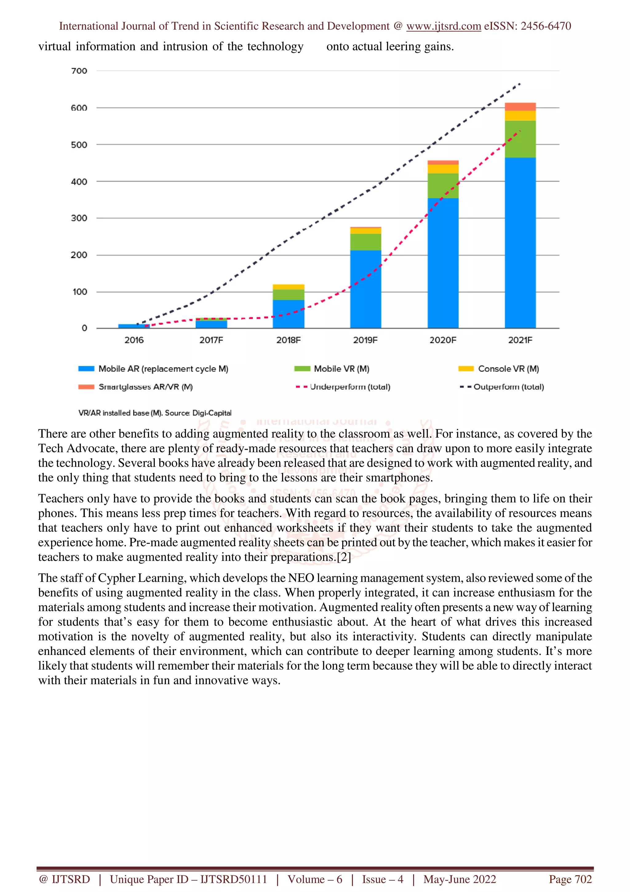 Augmented Reality AR in the Classroom | PDF