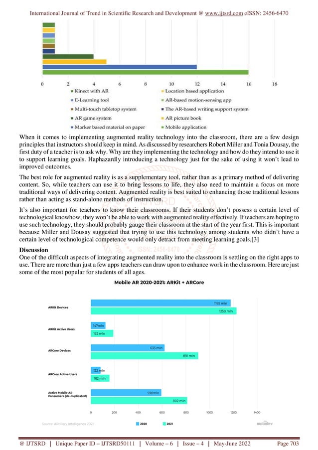 Augmented Reality AR in the Classroom | PDF