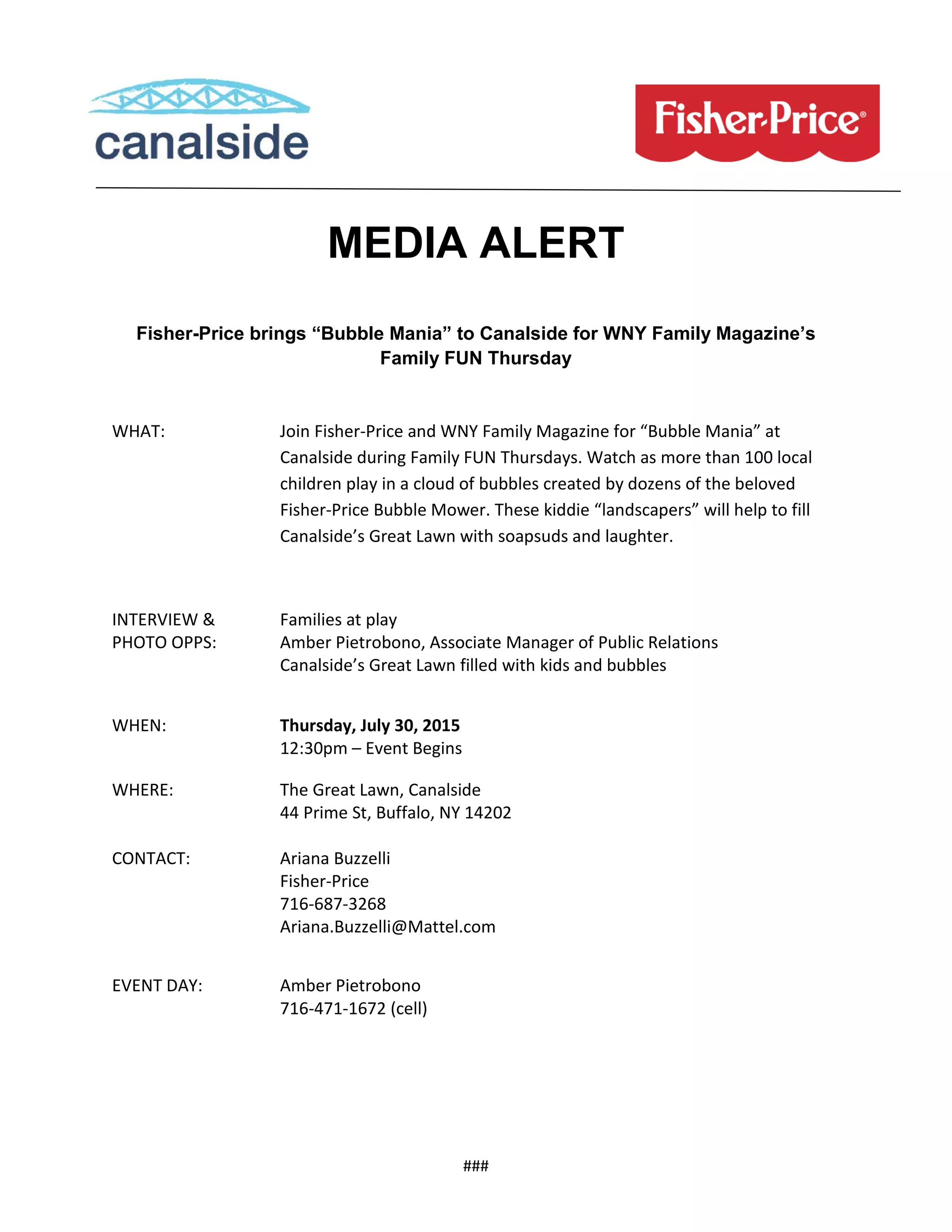 Bubble Mania Media Alert | PDF