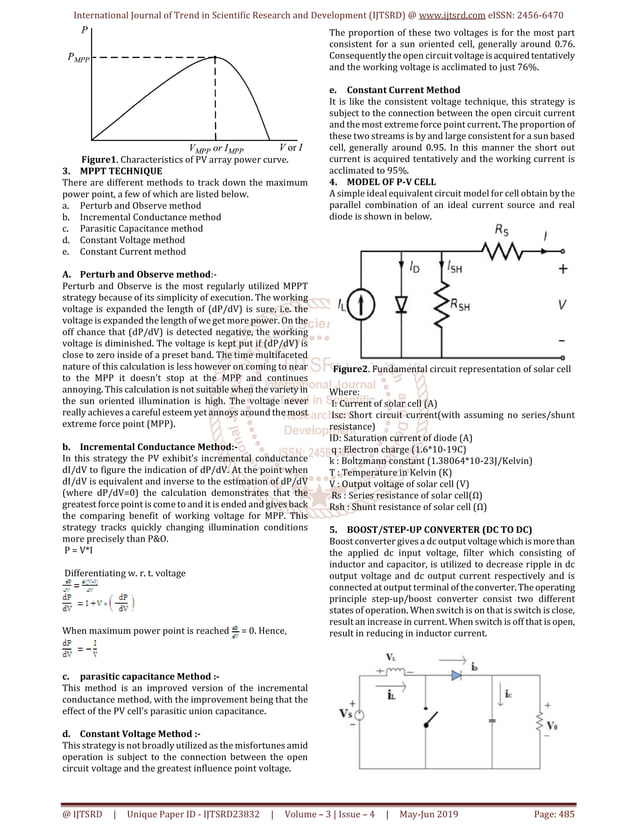 Grid Connected Solar Photovoltaic Array with MPPT Matlab Simulation | PDF