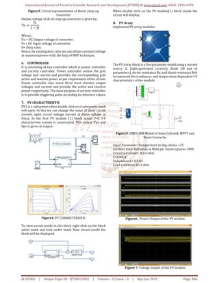Grid Connected Solar Photovoltaic Array with MPPT Matlab Simulation | PDF