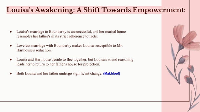 Louisa's Liberation: A Voyage from Suppression to Self-Discovery | PPT ...