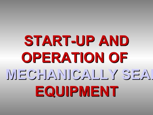 104 start up & operation | PPT