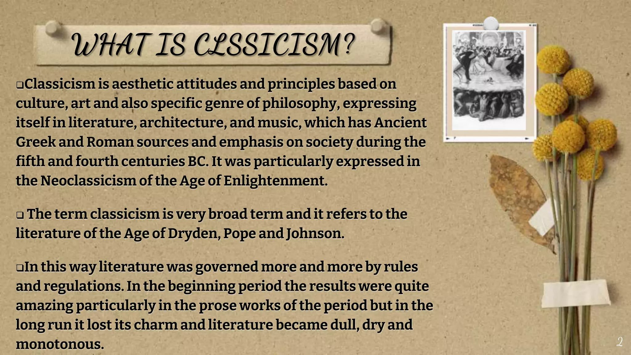 105-CLASSICISM VS. ROMANTICISM | PPTX