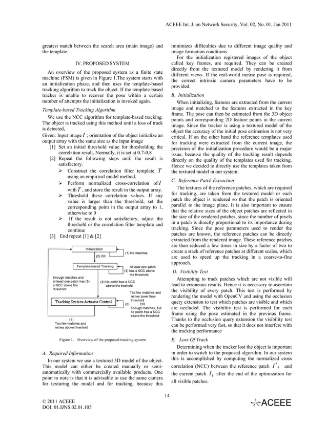 Wireless Vision based Real time Object Tracking System Using Template Matching | PDF