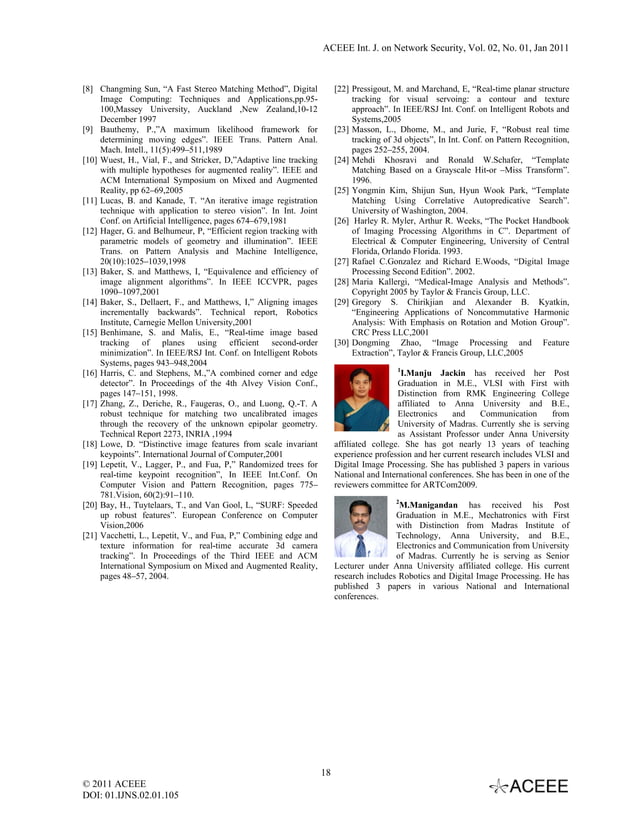 Wireless Vision based Real time Object Tracking System Using Template Matching | PDF