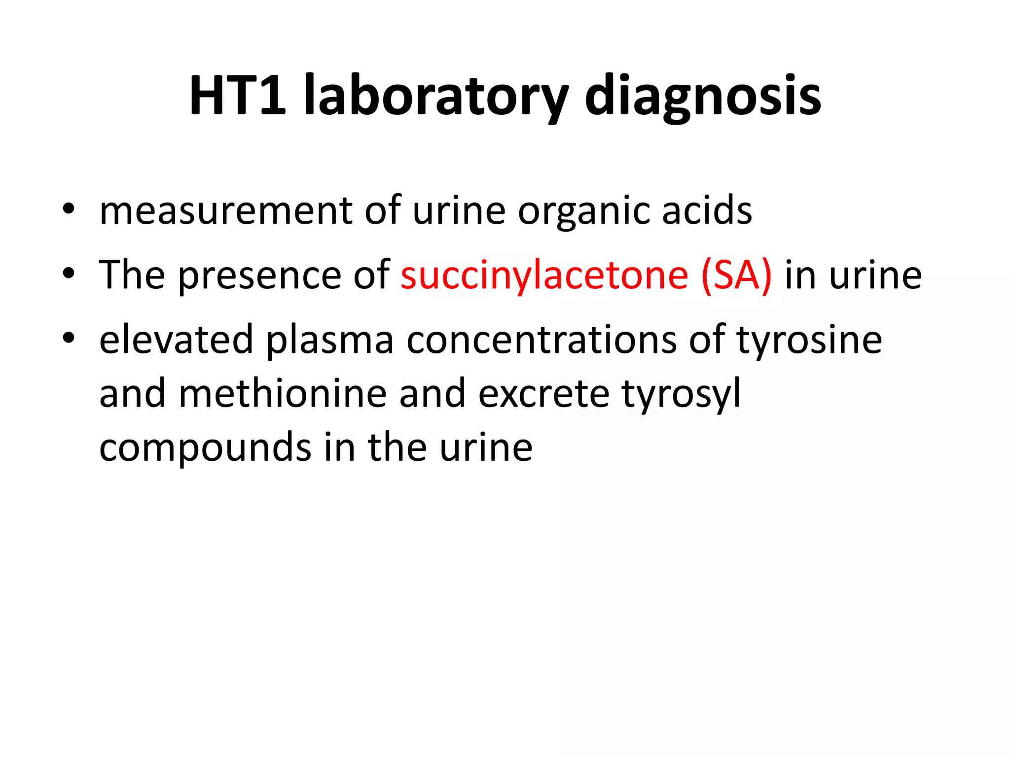 Disorder of tyrosine metabolism | PPTX