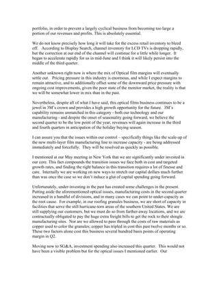 3m Transcript 2006 2nd | PDF