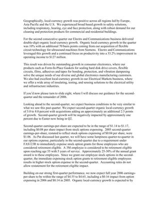 3m Transcript 2006 1st | PDF | Currencies | Economy