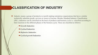 Fundamental, Economic and Industry Analysis | PPTX