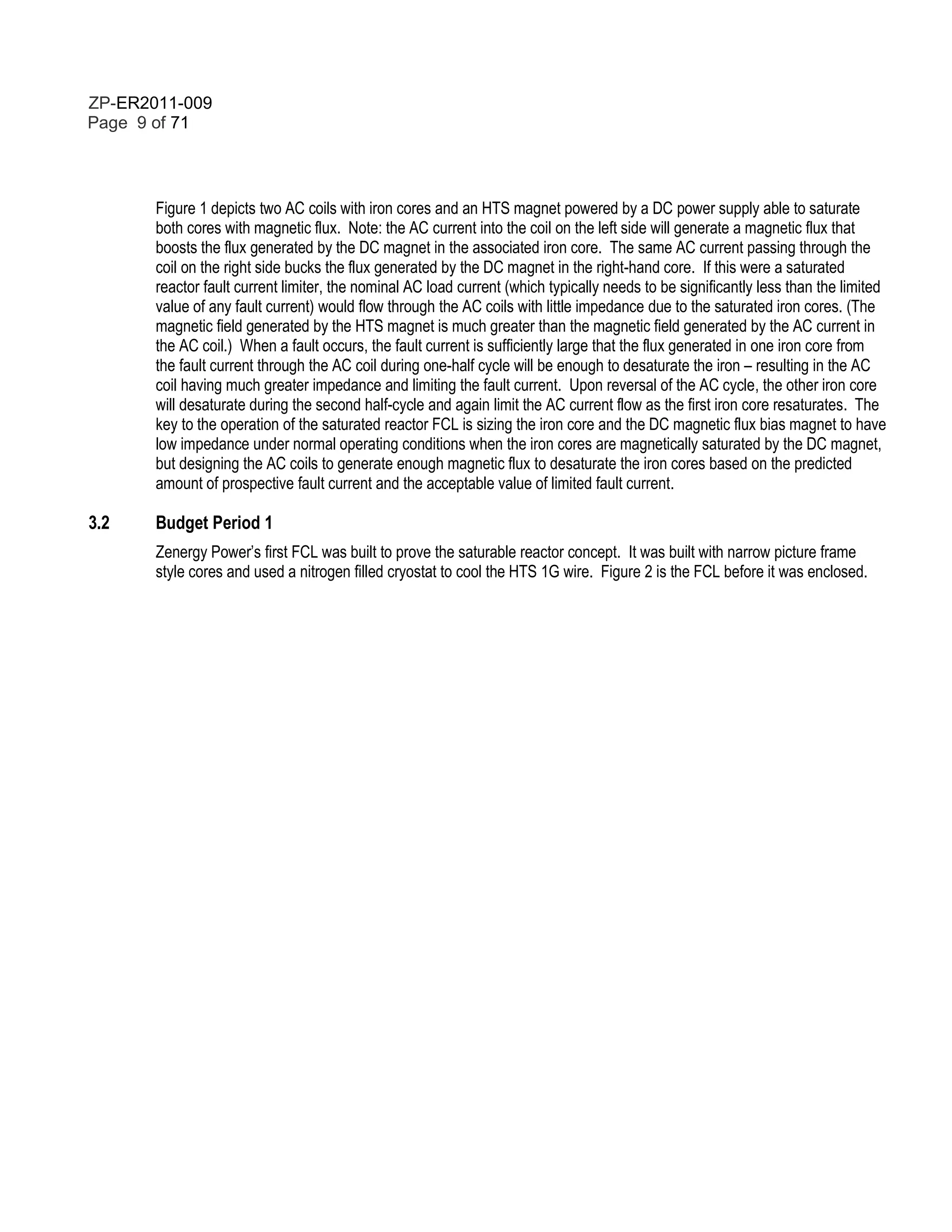 Design, Test and Demonstration of Saturable Reactor High-Temperature ...
