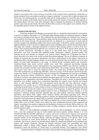 Sentiment analysis on Bangla conversation using machine learning approach | PDF | Artificial ...