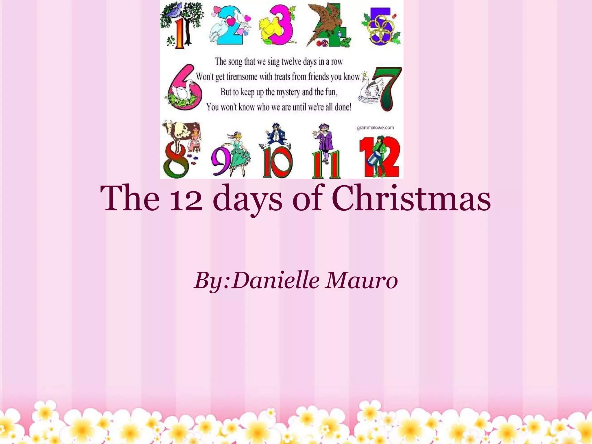 The 12 days of Christmas | PPT