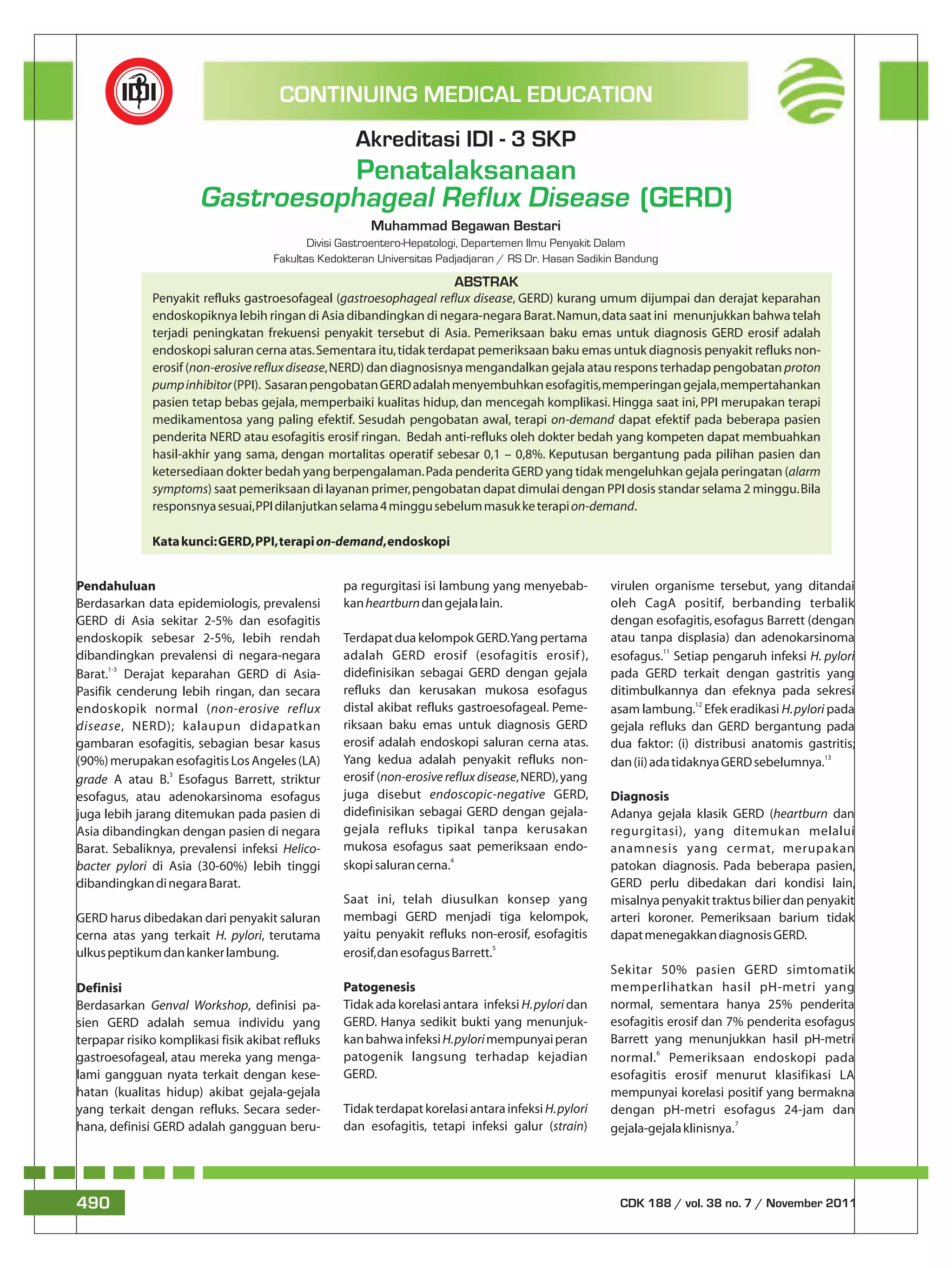 penatalaksanaan GERD | PDF