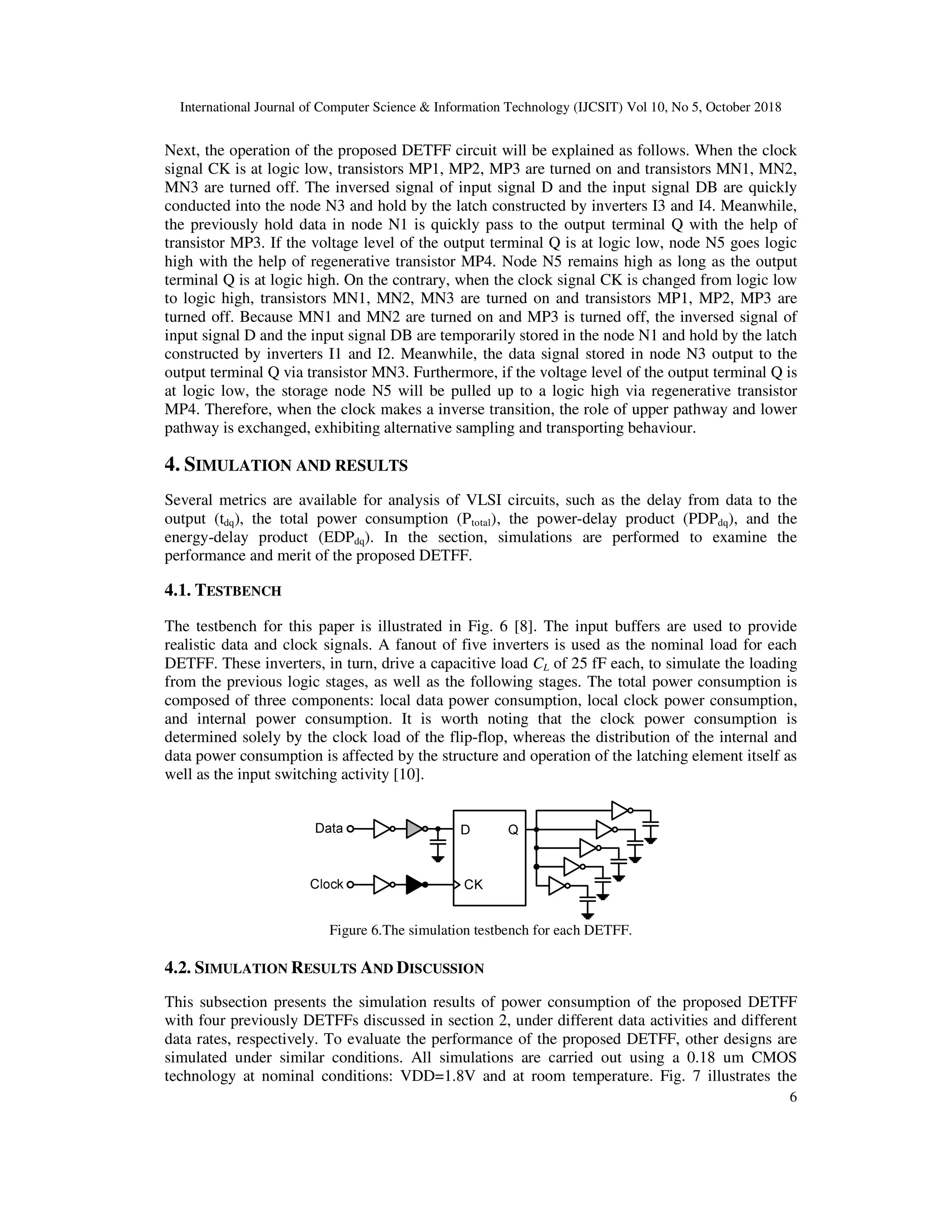 DUAL EDGE-TRIGGERED D-TYPE FLIP-FLOP WITH LOW POWER CONSUMPTION | PDF