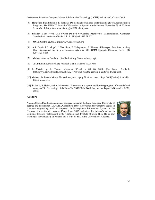 Simulation Of Software Defined Networks With Open Network Operating System And Mininet Pdf