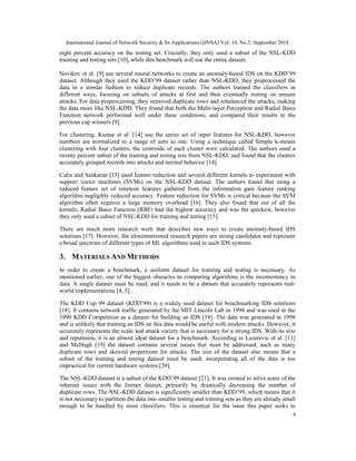 Benchmarks for Evaluating Anomaly Based Intrusion Detection Solutions | PDF