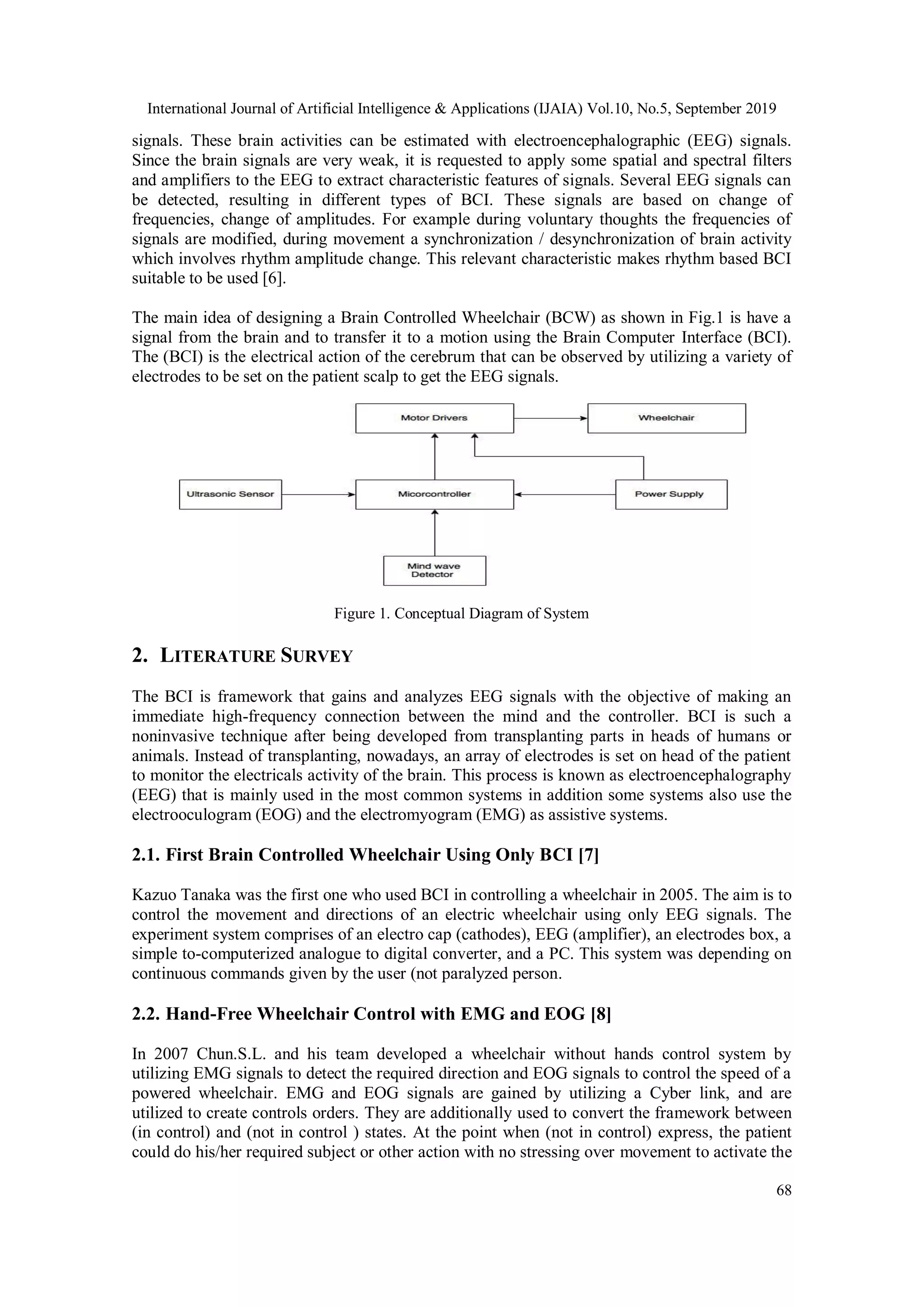 A SMART BRAIN CONTROLLED WHEELCHAIR BASED MICROCONTROLLER SYSTEM | PDF