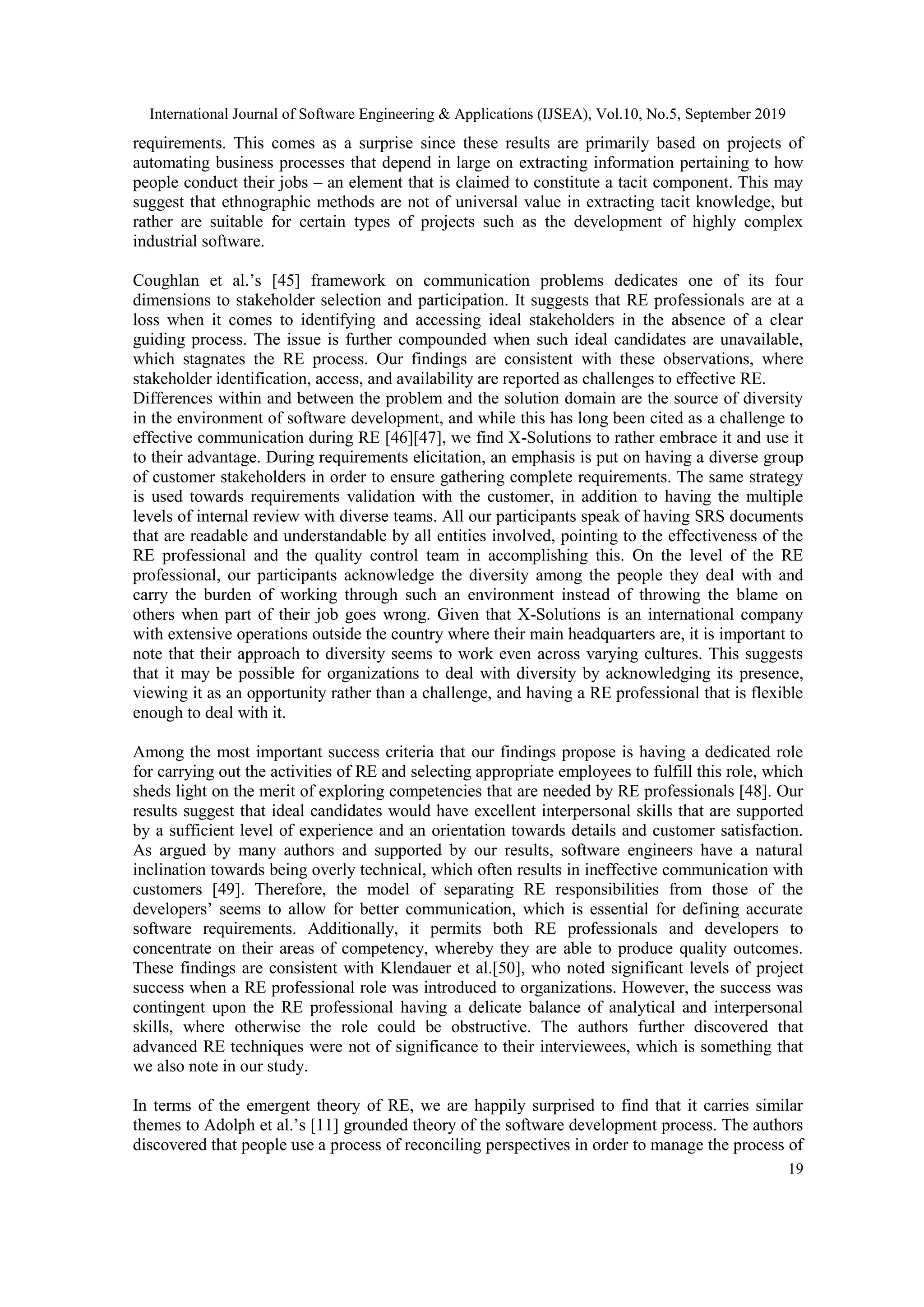 A Grounded Theory of the Requirements Engineering Process | PDF