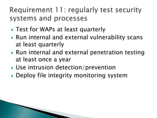 Payment card industry data security standard | PPT | Credit Cards ...
