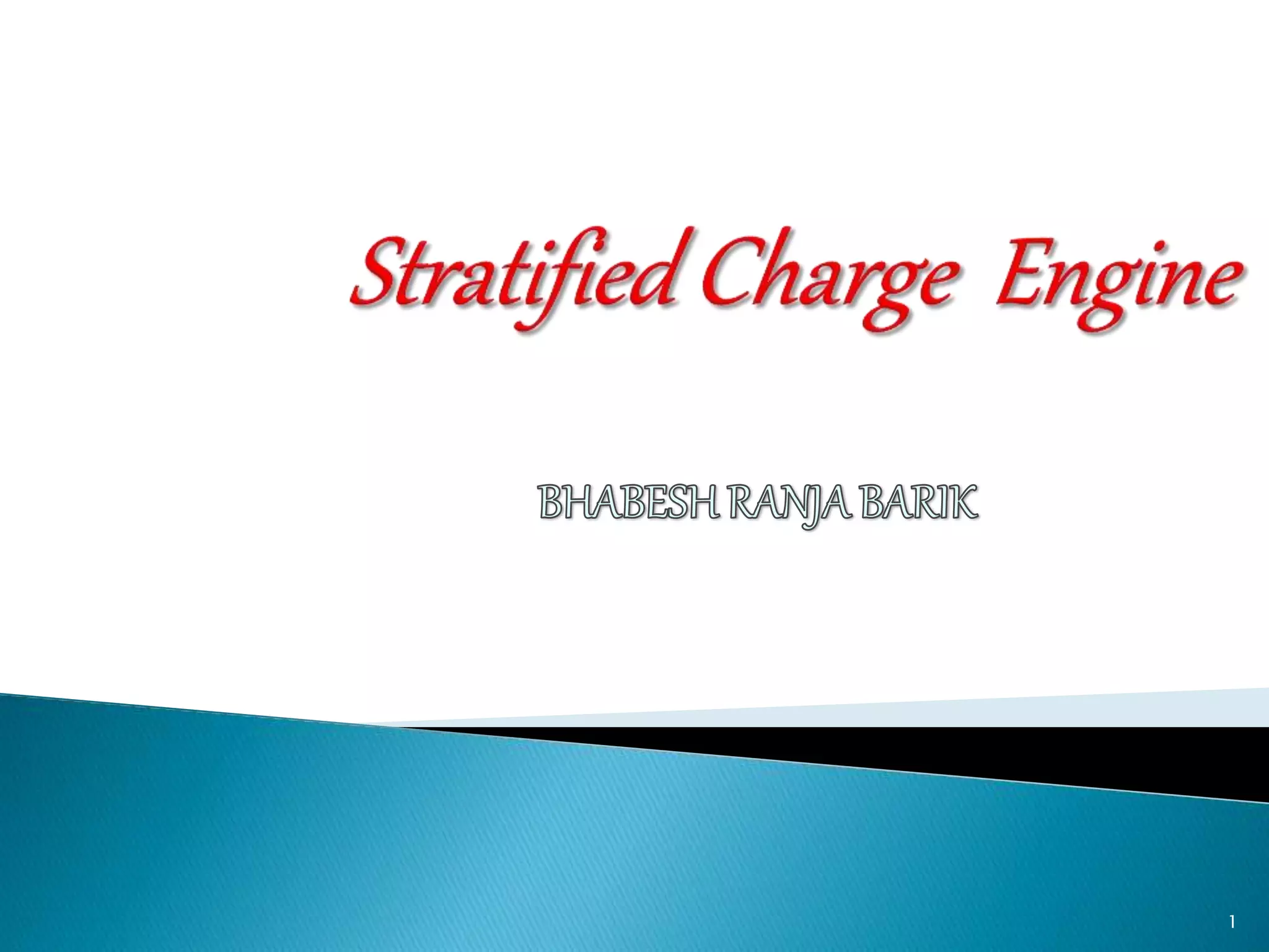 Stratified-charge-engine-ppt | PPTX