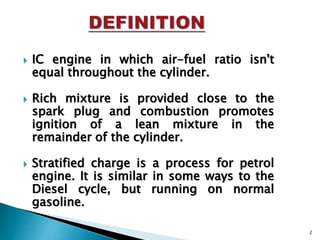 Stratified-charge-engine-ppt | PPTX