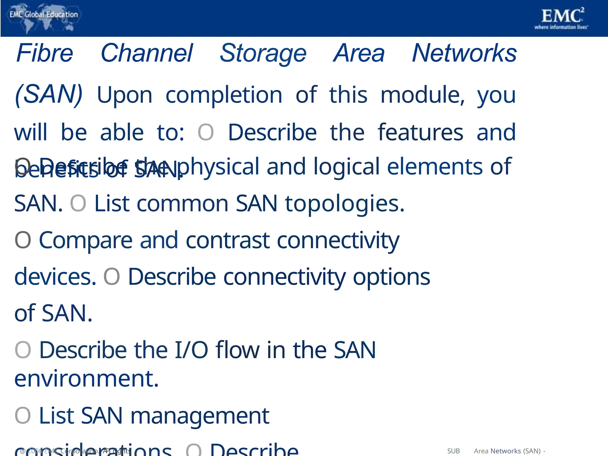 Emc Storage Area networks 1052778275.pptx