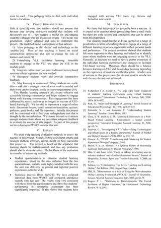 Enhancing Student Learning Experience and Satisfaction Using Virtual ...