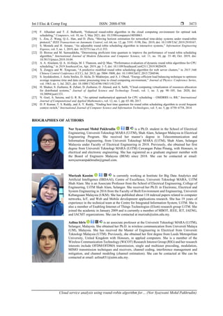 Cloud service analysis using round-robin algorithm for qualityof-service aware task placement ...