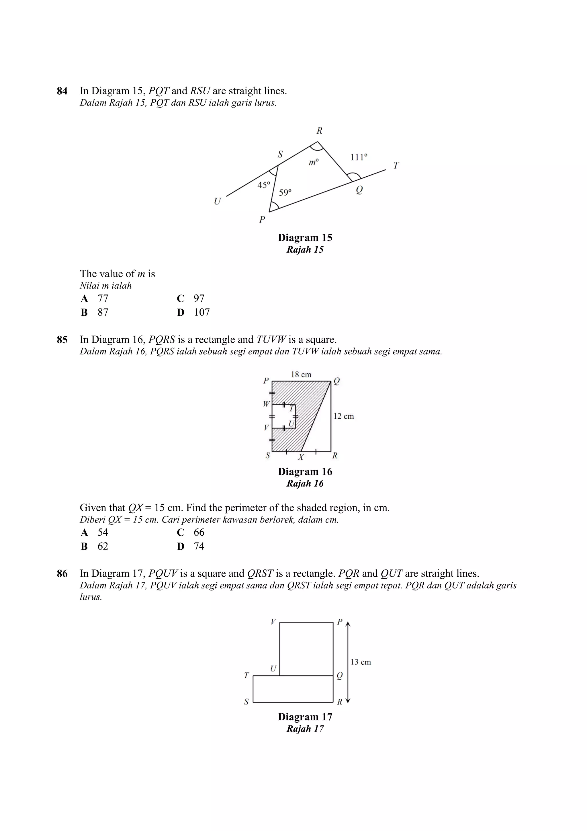100 soalan Matematik Ting1 | PDF