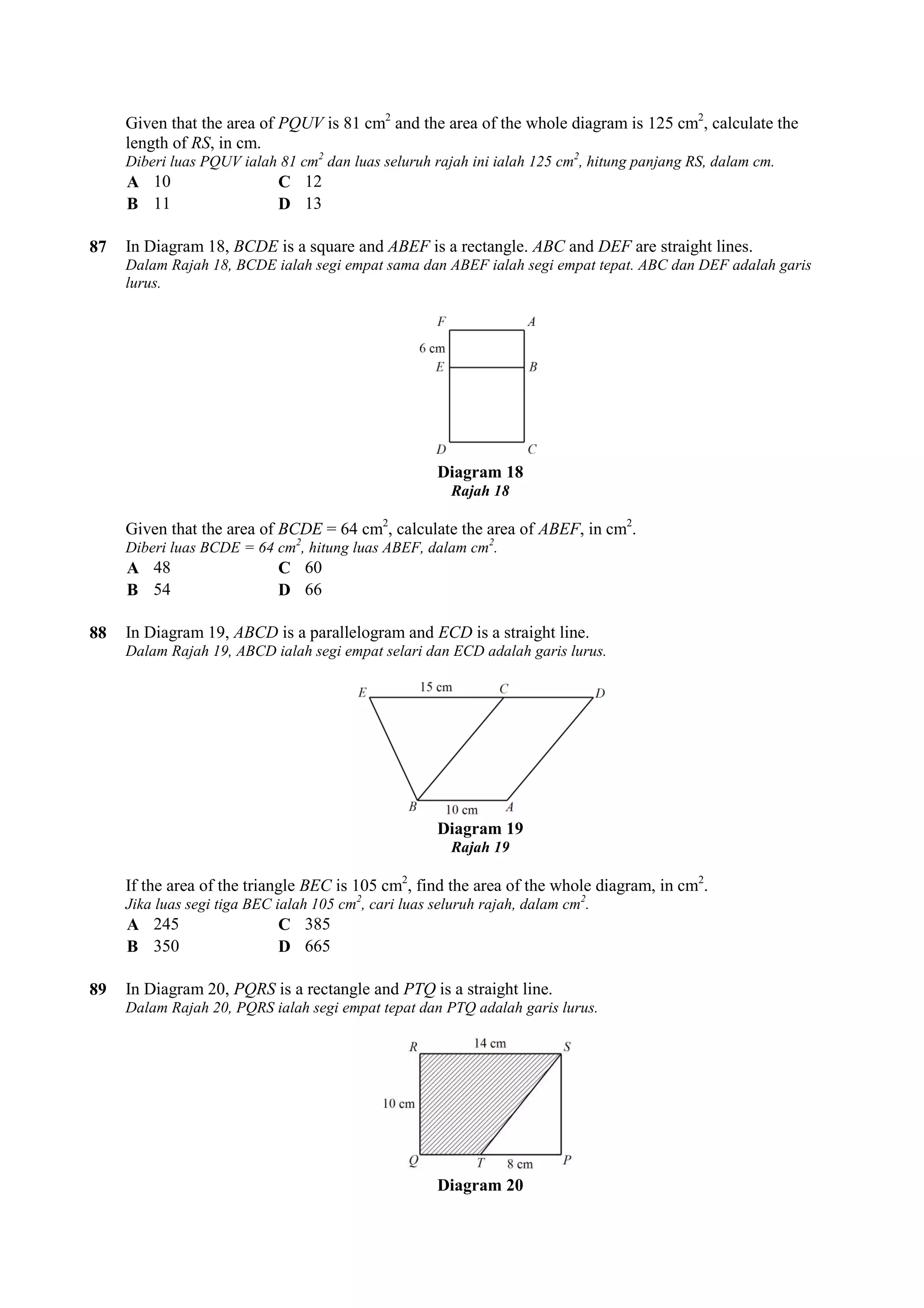 100 soalan Matematik Ting1 | PDF