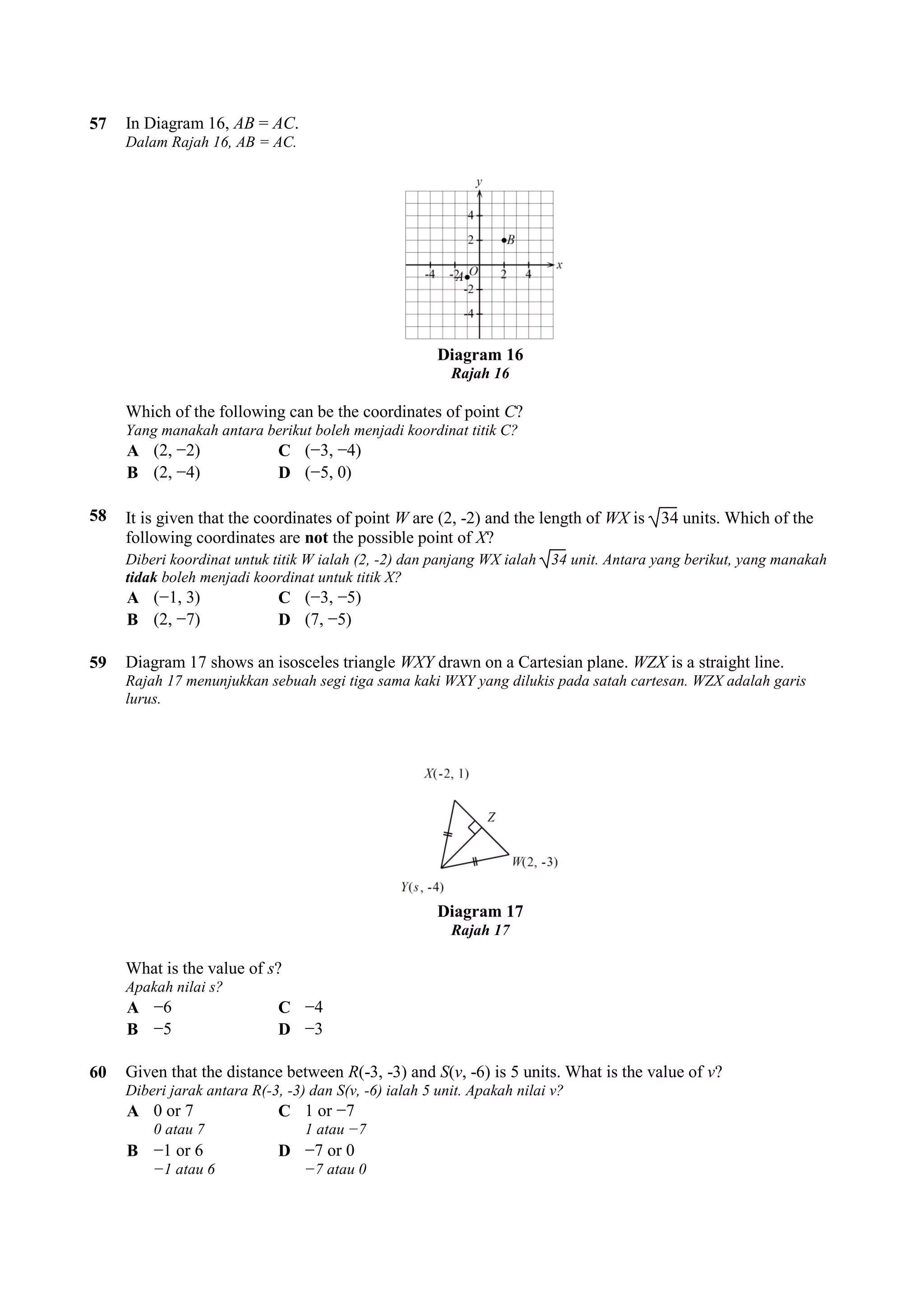 100 soalan Matematik Ting2 | PDF