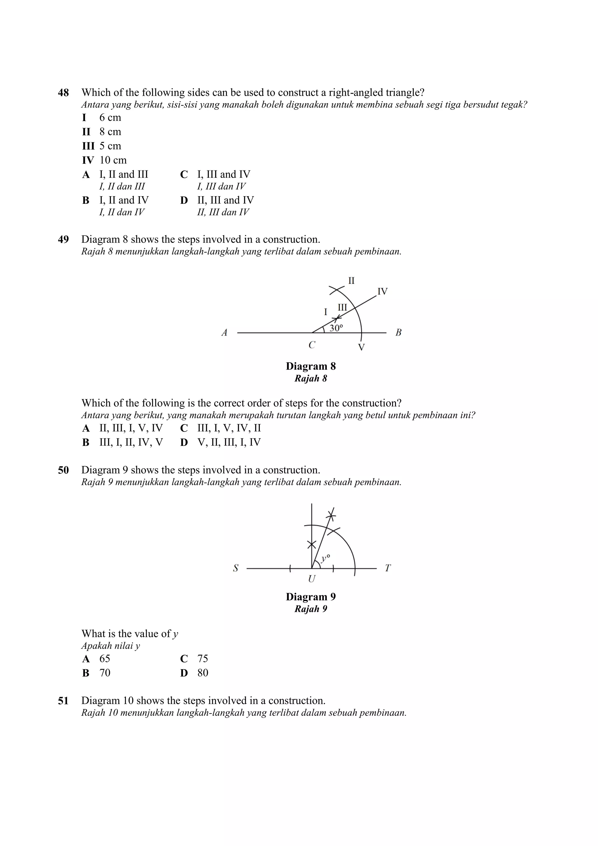 100 soalan Matematik Ting2 | PDF