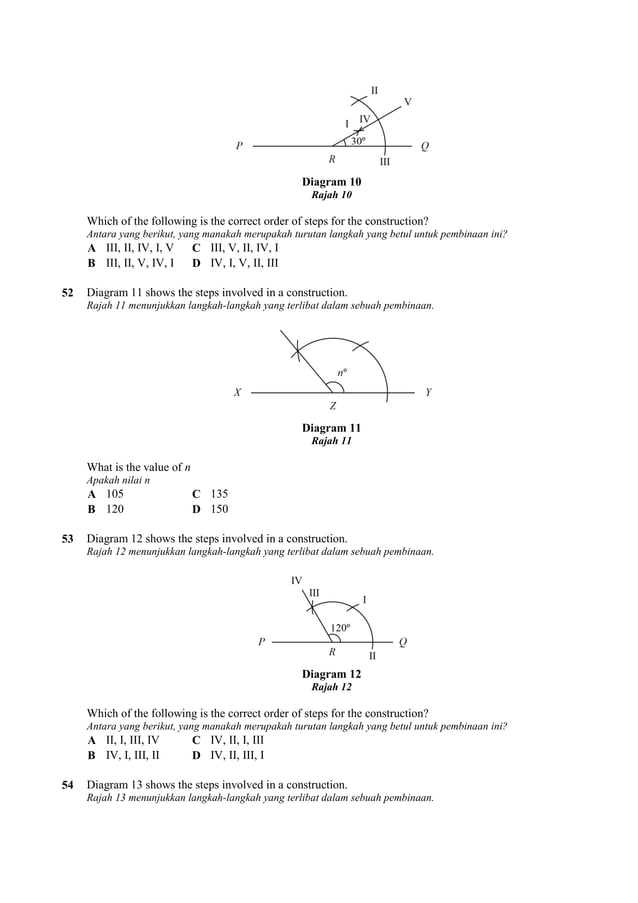100 soalan Matematik Ting2 | PDF