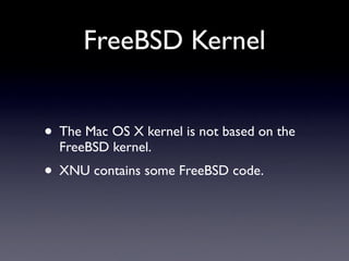 Inside the Mac OS X Kernel | PPT
