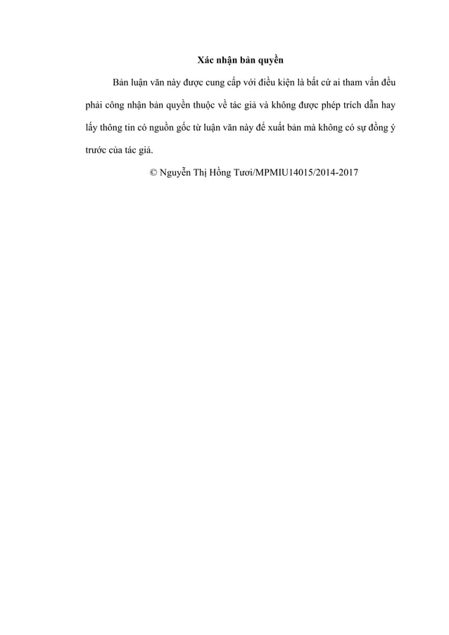 CÁC YẾU TỐ TÁC ĐỘNG ĐẾN KẾT QUẢ HỌC TẬP CỦA HỌC SINH TRUNG HỌC PHỔ THÔNG THÀNH PHỐ THỦ DẦU MỘT ...