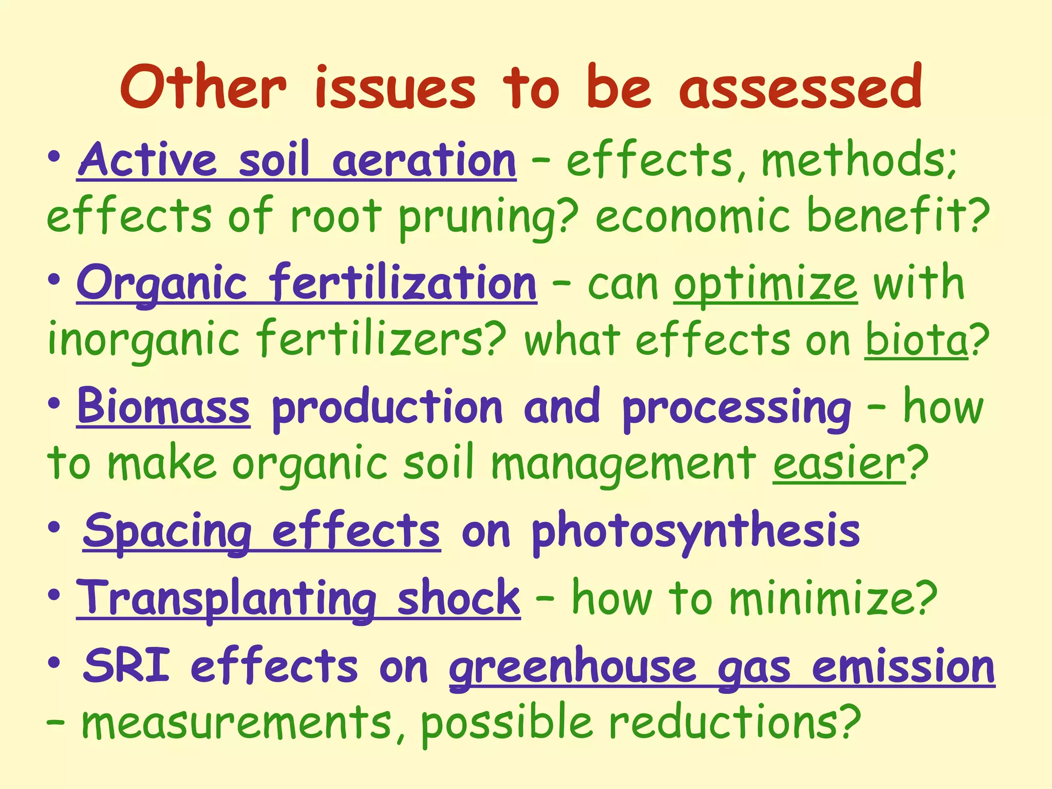 1054 Overview Of Sri System Of Rice Intensification Ppt