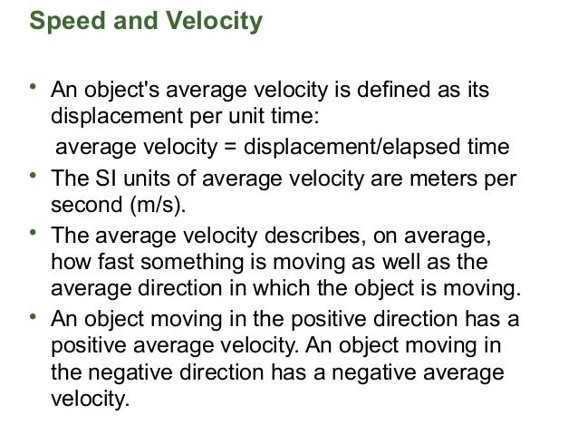 Introduction to Motion